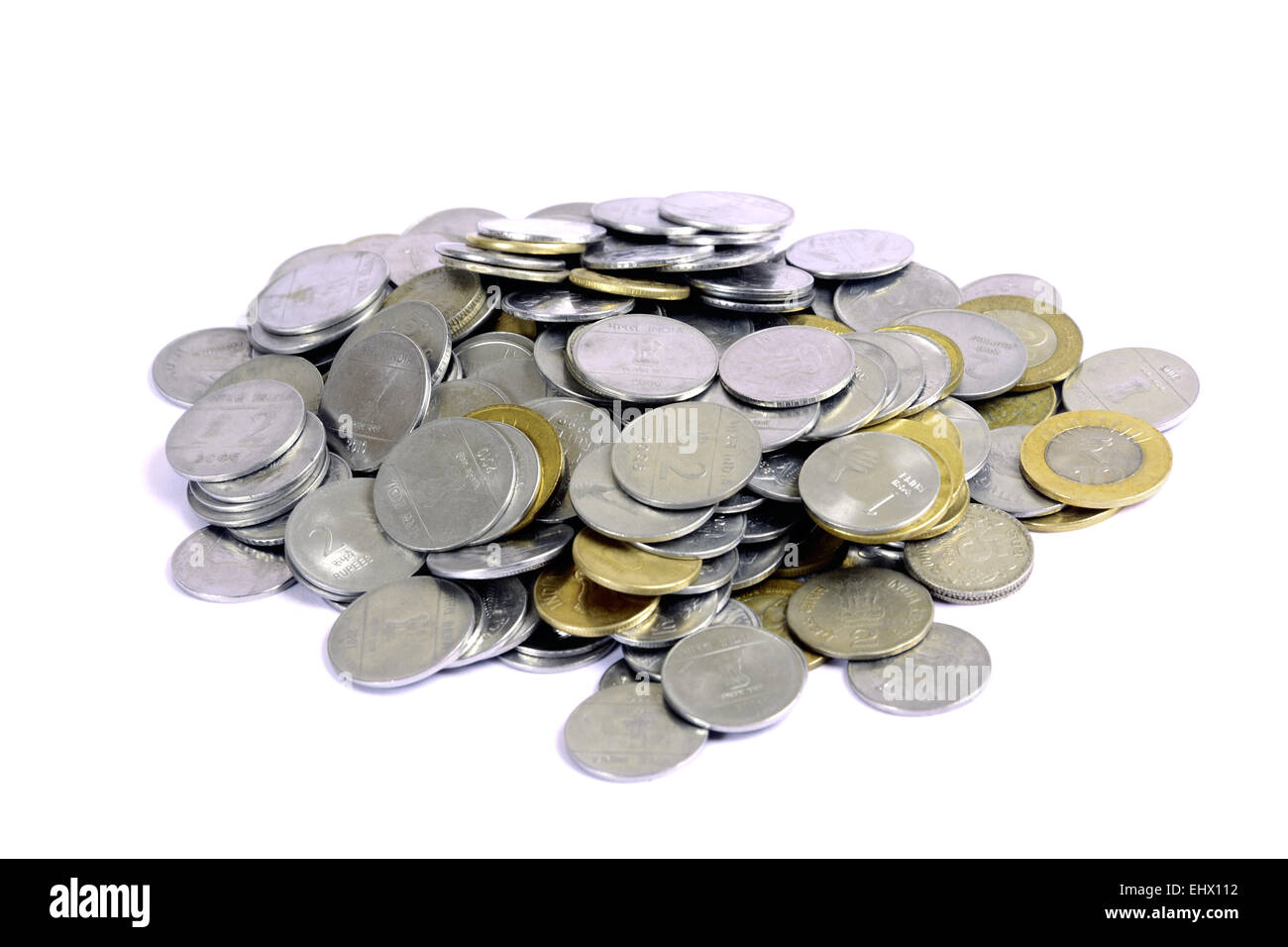 heap of coins Stock Photo - Alamy