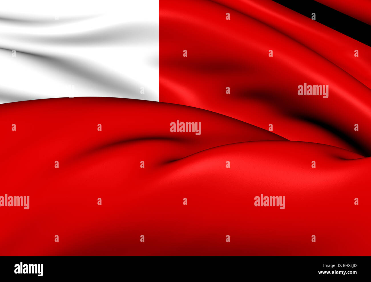Flag of Abu Dhabi. Close Up Stock Photo - Alamy