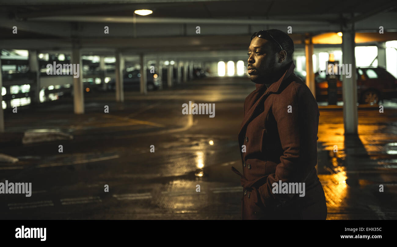 Cinematic scene in urban location Stock Photo - Alamy