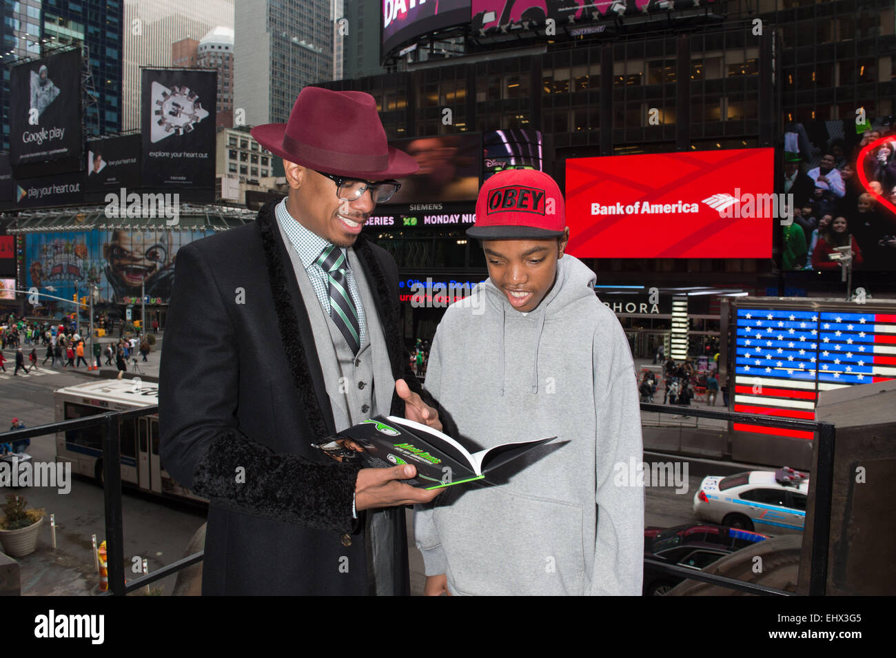 Manhattan, New York, USA. 17th Mar, 2015. Nick Cannon, actor, comedian ...
