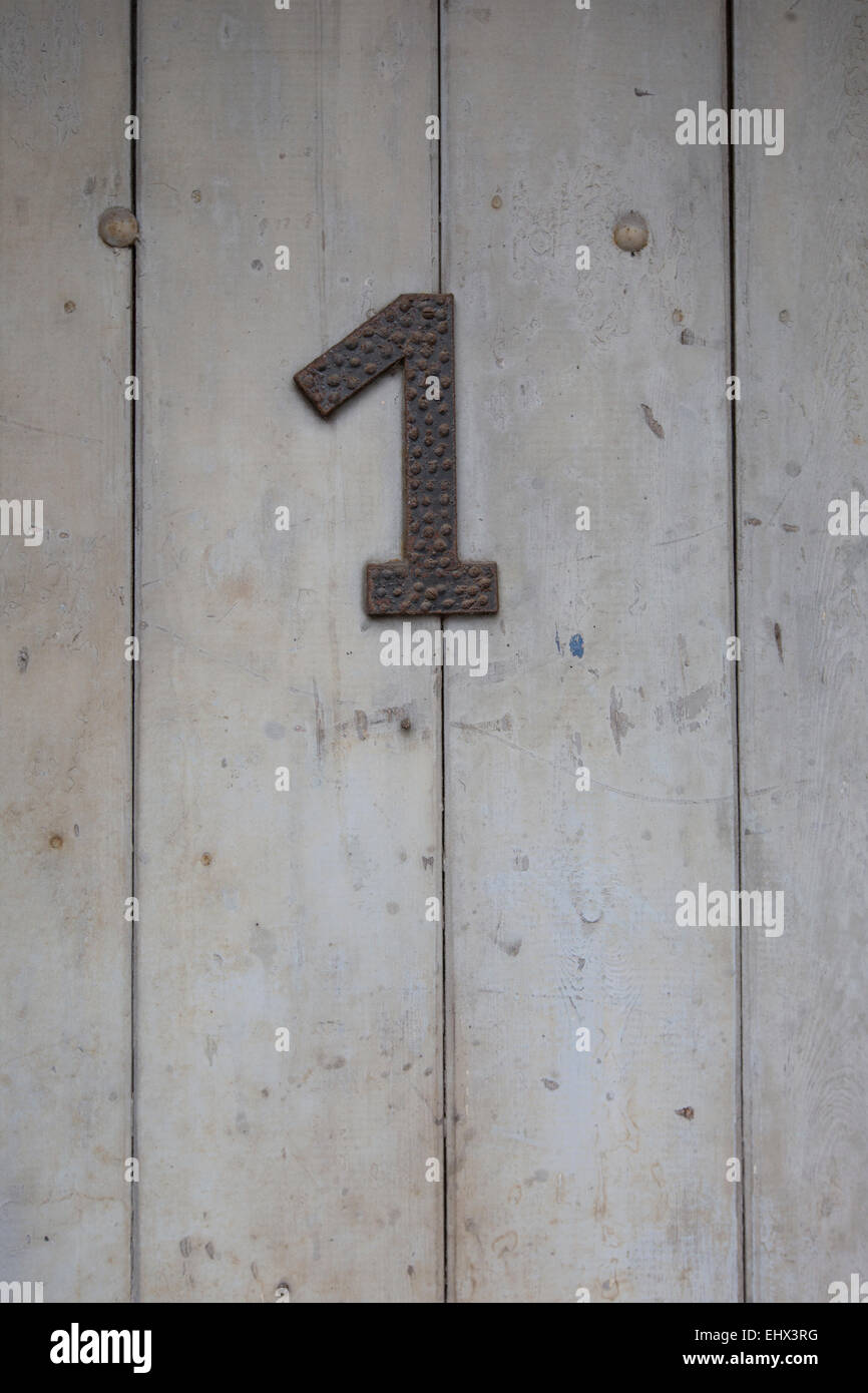 Eastern germany, Old station, number one Stock Photo - Alamy