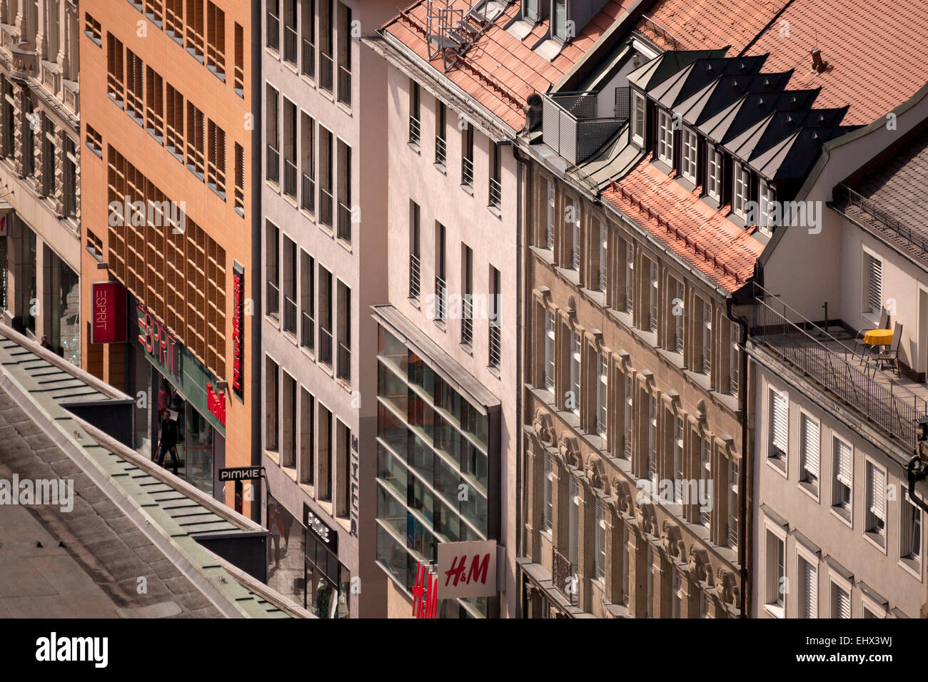 Munich shopping area hi-res stock photography and images - Alamy