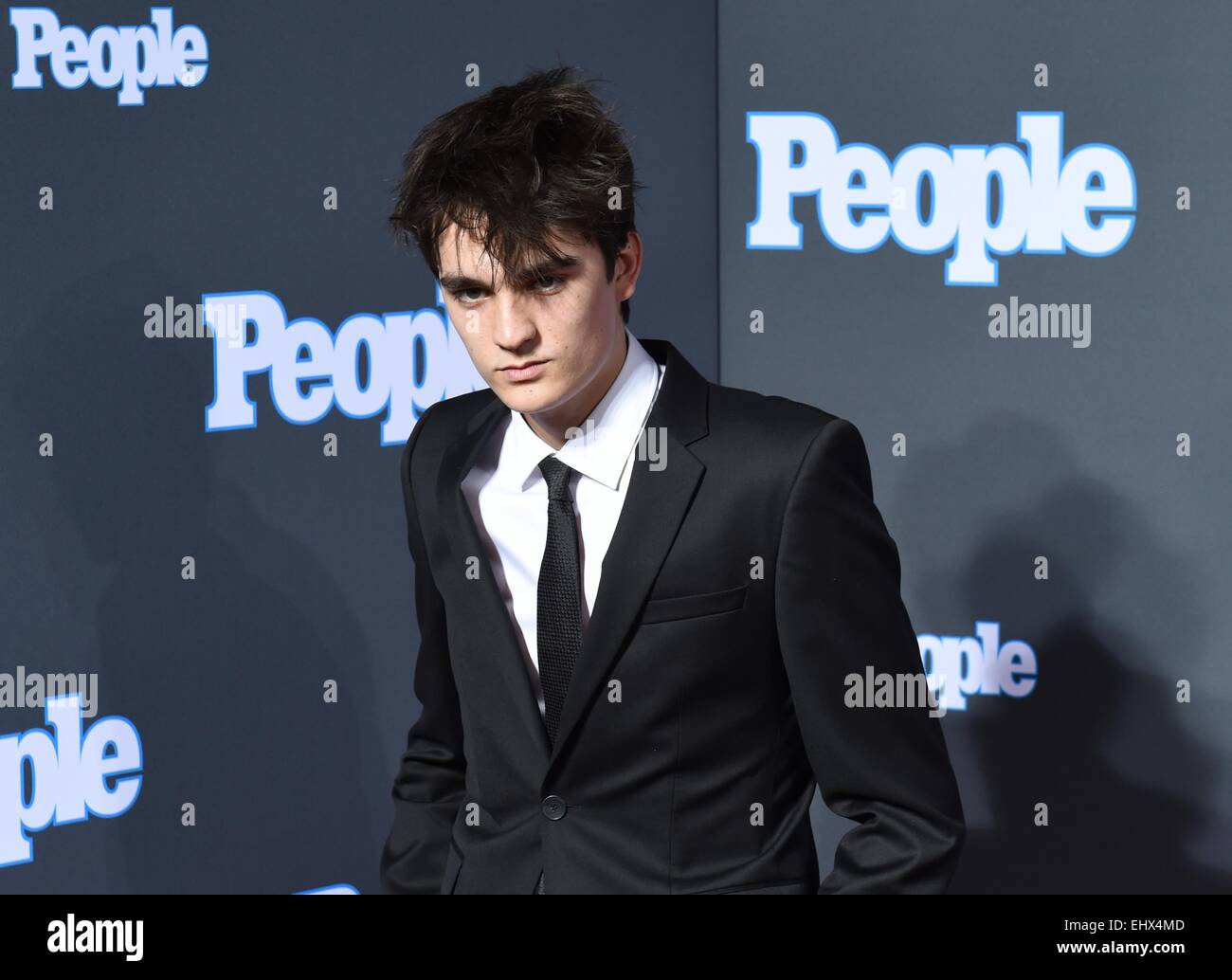 Berlin, Germany. 17th Mar, 2015. French actor Alain-Fabien Delon ...
