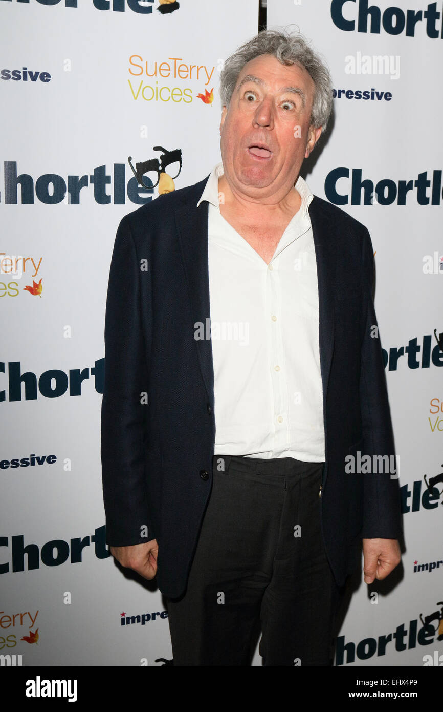 London, UK. 16th March, 2015. Terry Jones at Chortle Comedy Awards 2015 ...