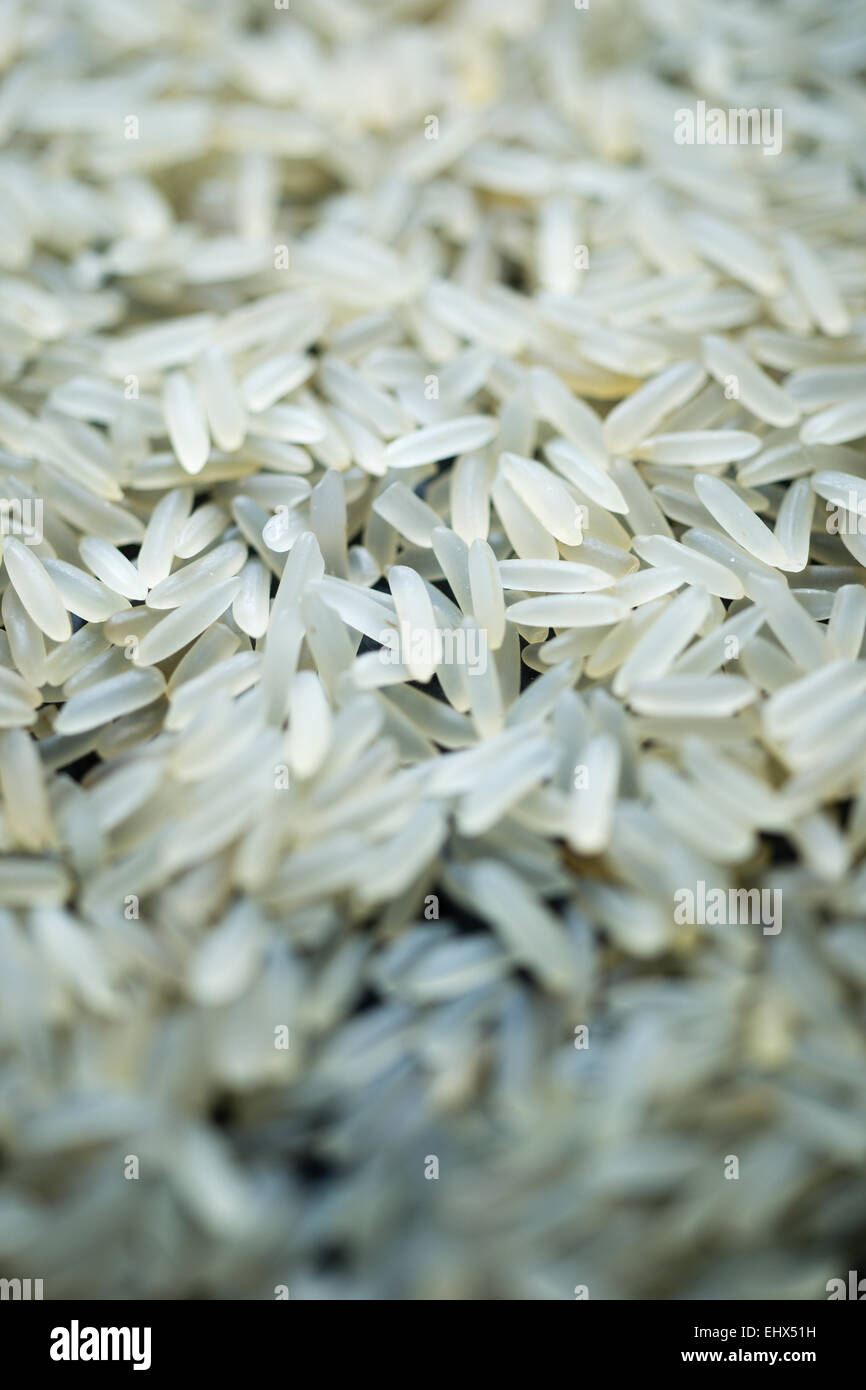 Raw rice grains Stock Photo - Alamy