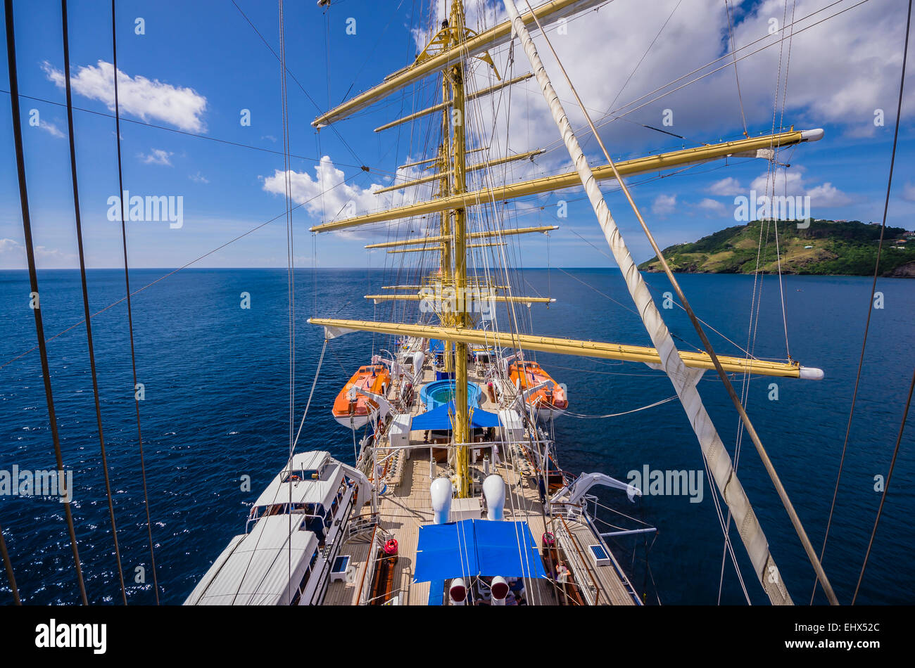 Caribbean, Grenadines, St. Vincent, sailing trip Stock Photo - Alamy