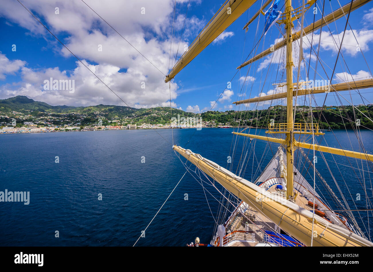 Caribbean, Grenadines, St. Vincent, sailing trip Stock Photo - Alamy
