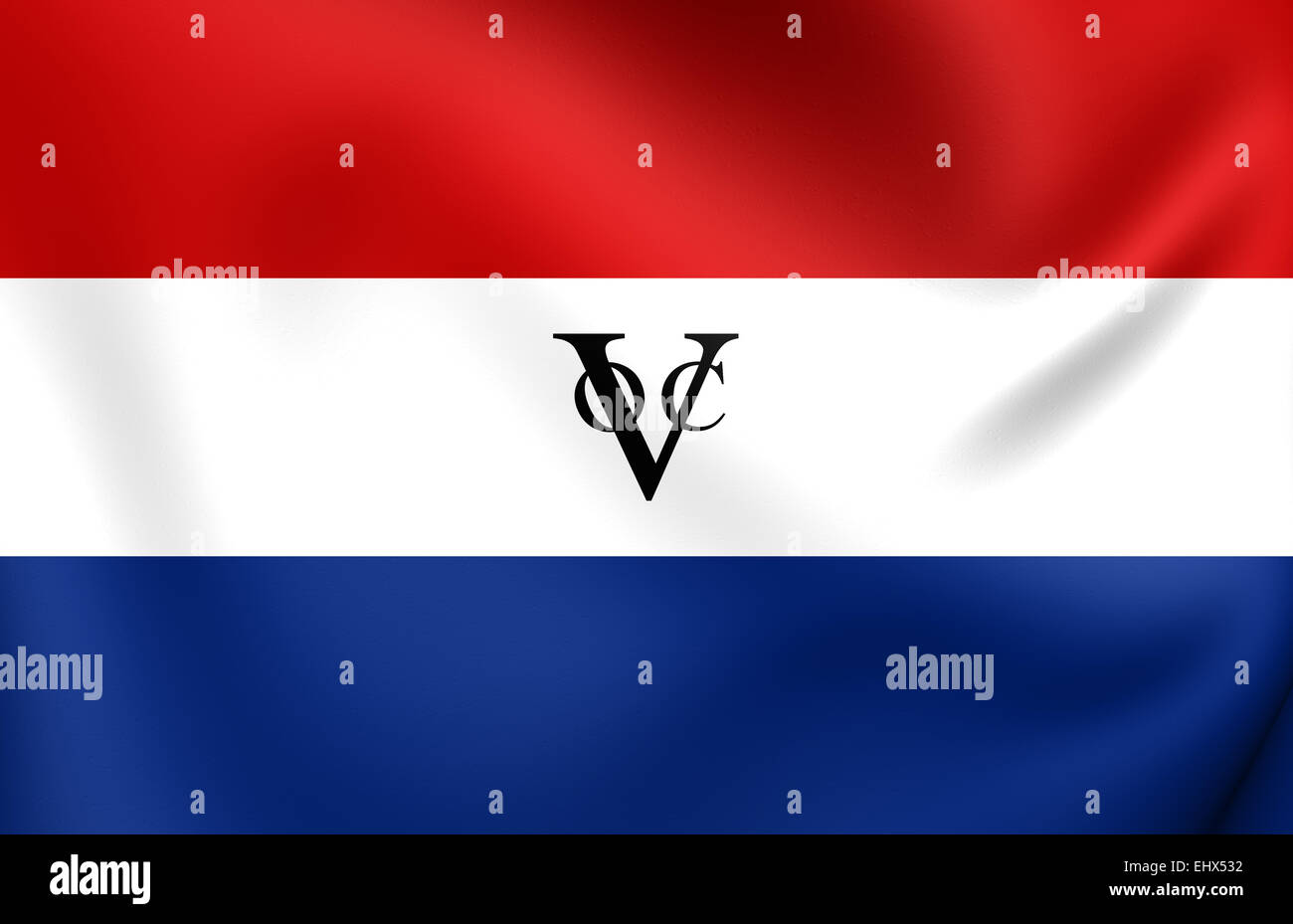 Flag of Dutch East India Company. Close Up Stock Photo - Alamy
