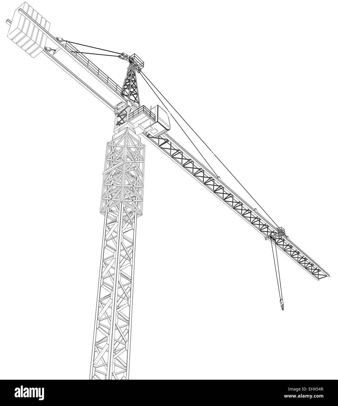 Tower Crane Drawing