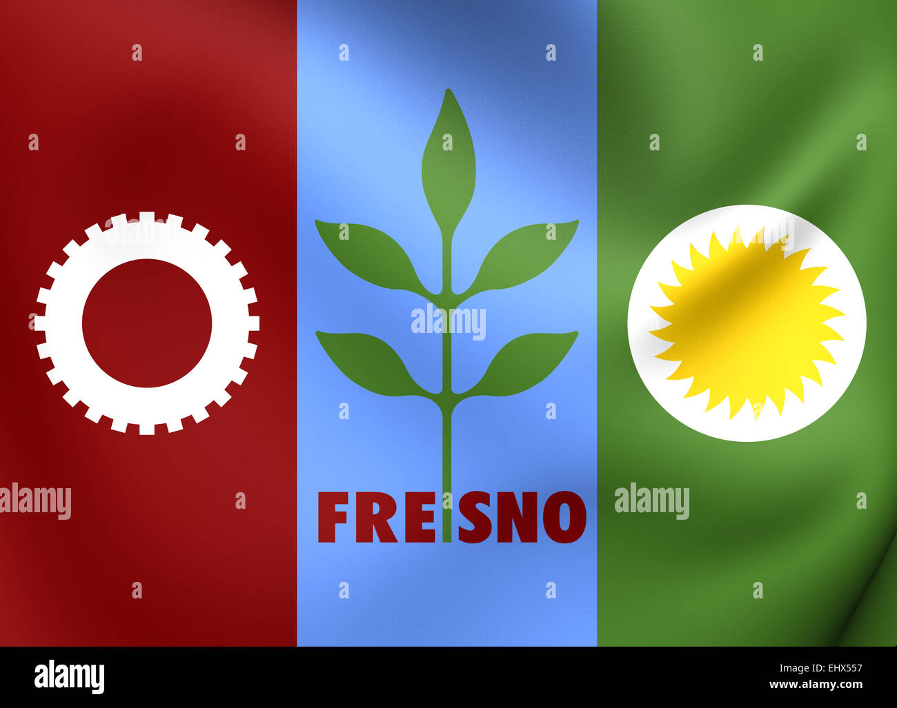 Fresno city flag hi-res stock photography and images - Alamy