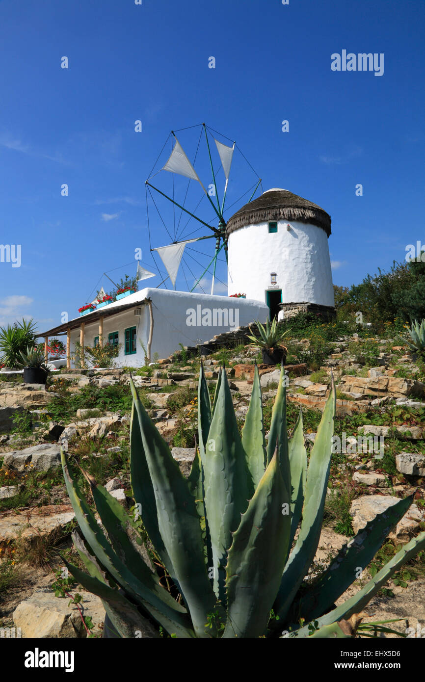 Greek mill at mill museum Gifhorn, Lower Saxony, Germany, Europe Stock ...