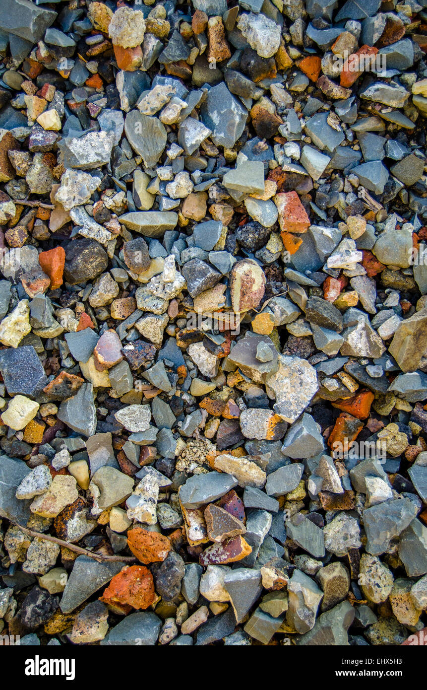 An Abstract Background Texture Of Colored Construction Rubble Stock ...