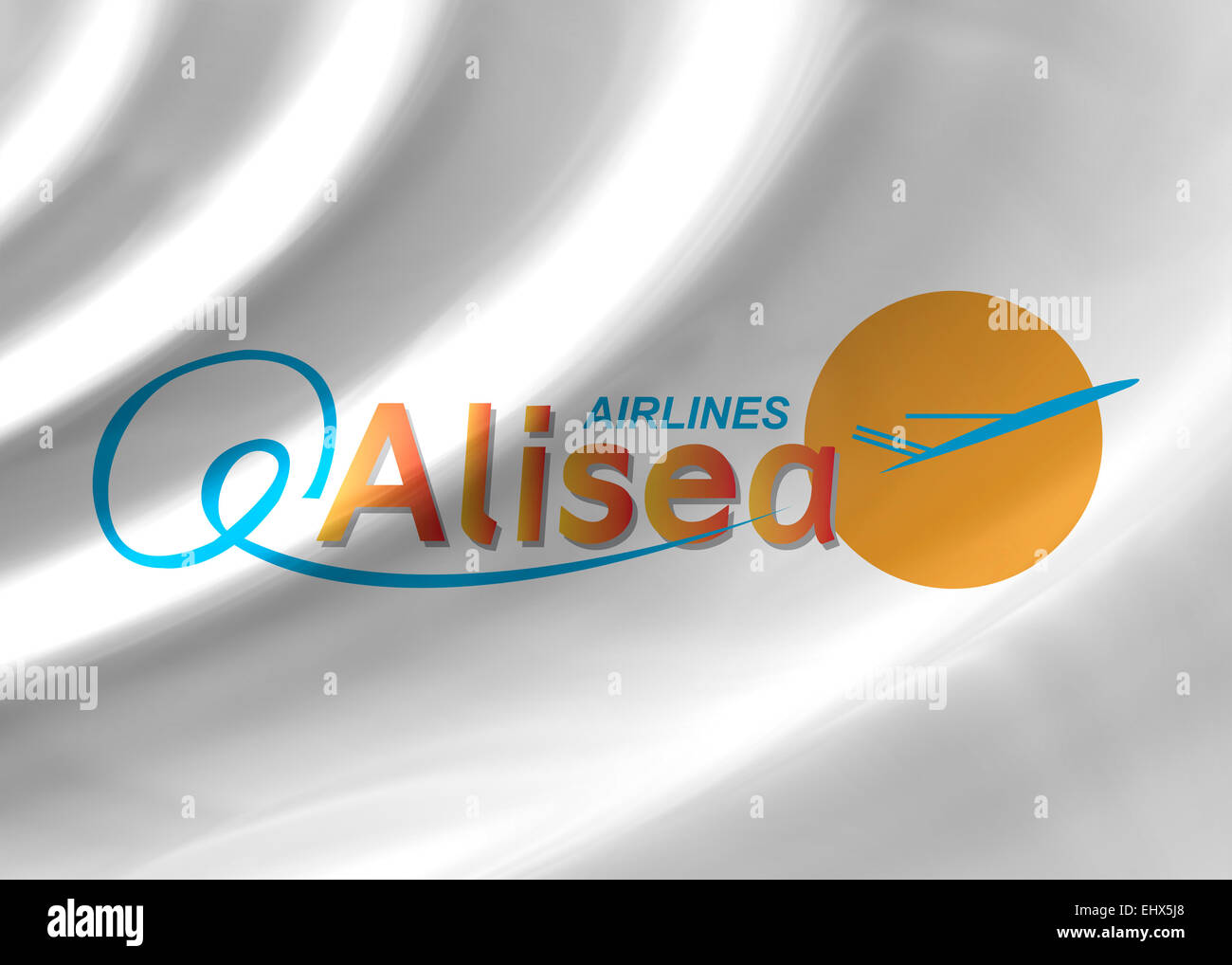 Alisea Airlines logo icon flag symbol emblem Stock Photo - Alamy