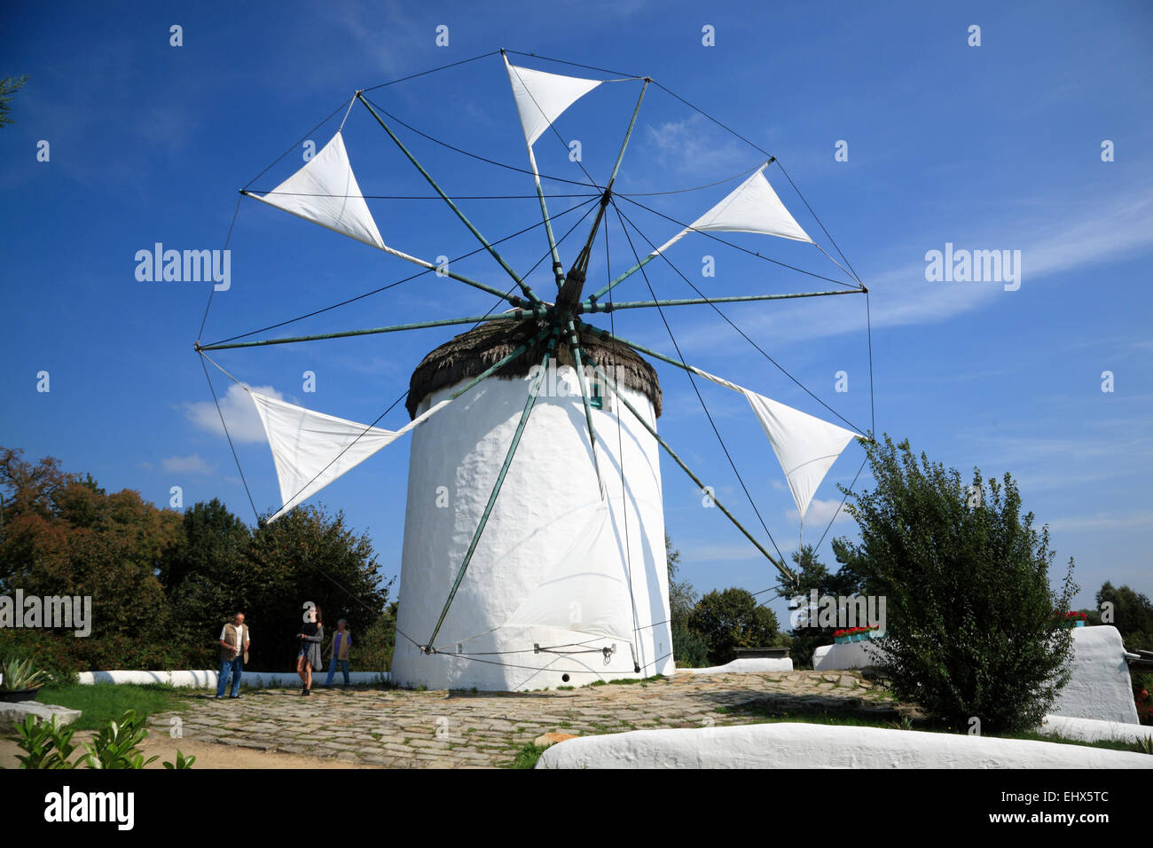Greek mill at mill museum Gifhorn, Lower Saxony, Germany, Europe Stock ...