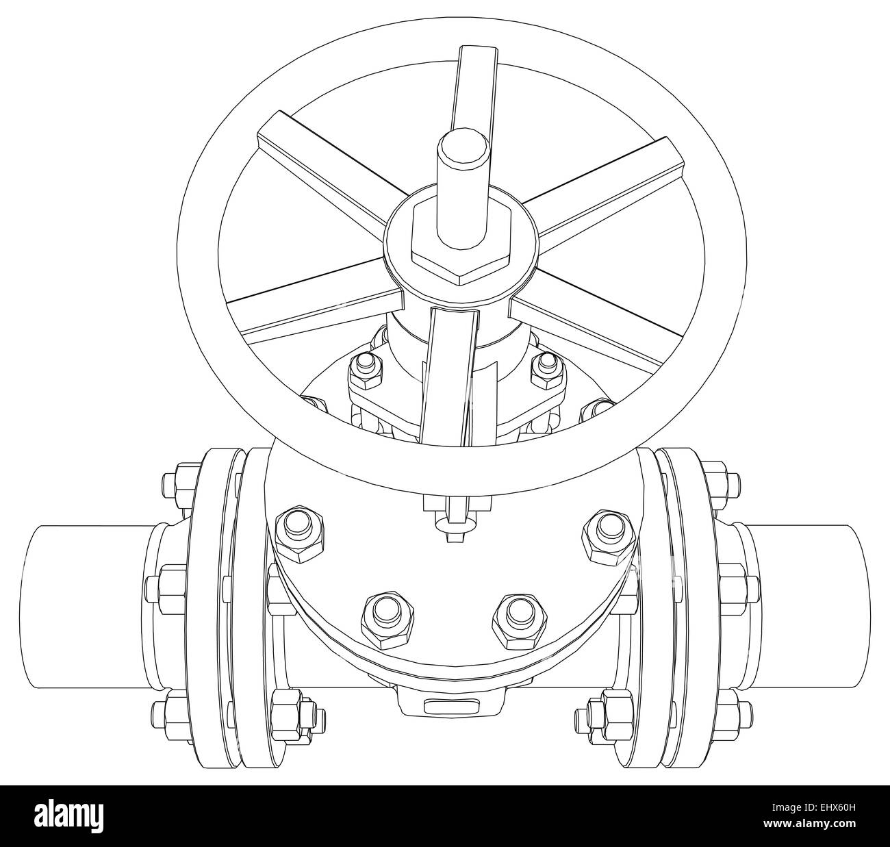 Open shut valve hi-res stock photography and images - Alamy