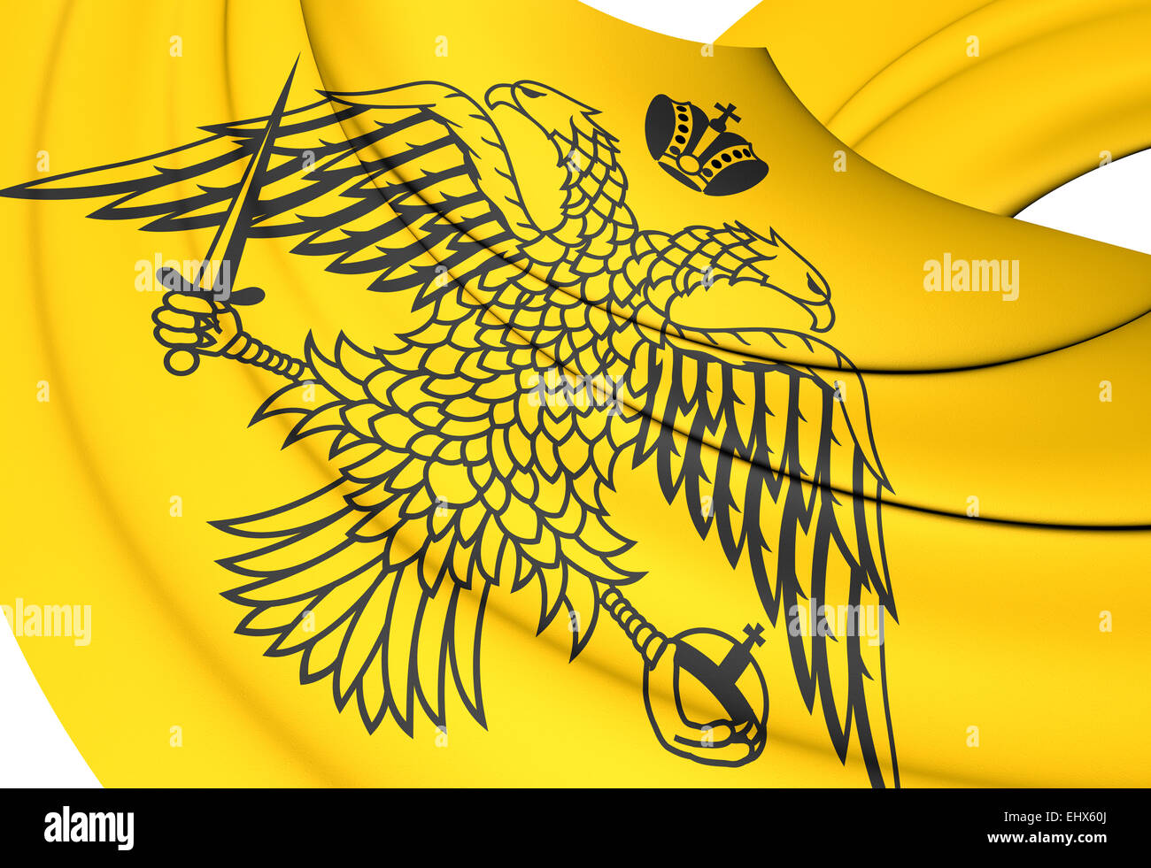 Greek Orthodox Church Flag. Close Up Stock Photo - Alamy