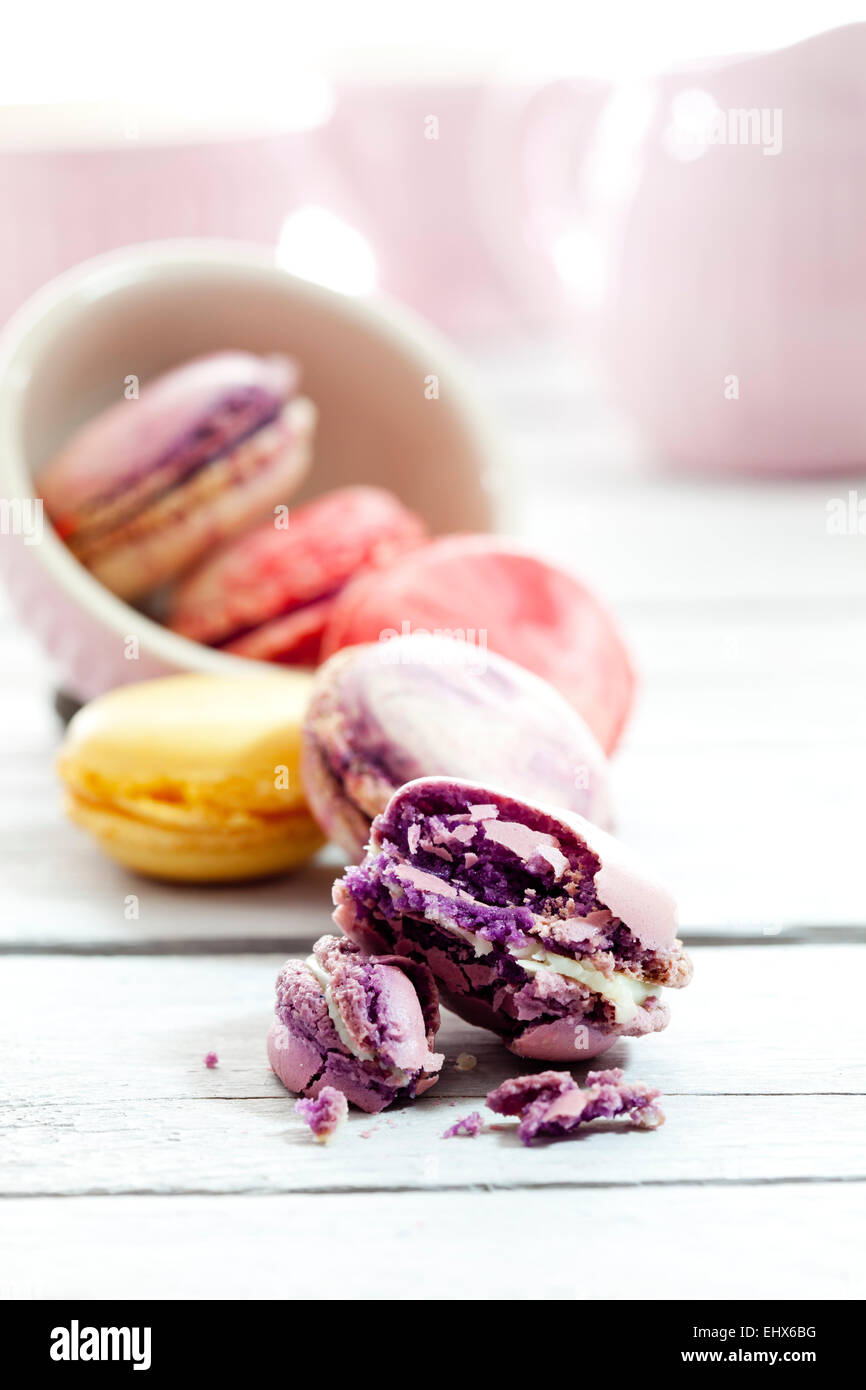 Close up macarons in studio hi-res stock photography and images - Alamy