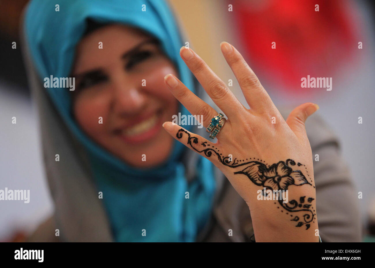 Gaza City, Gaza Strip, Palestinian Territory. 18th Mar, 2015. A ...