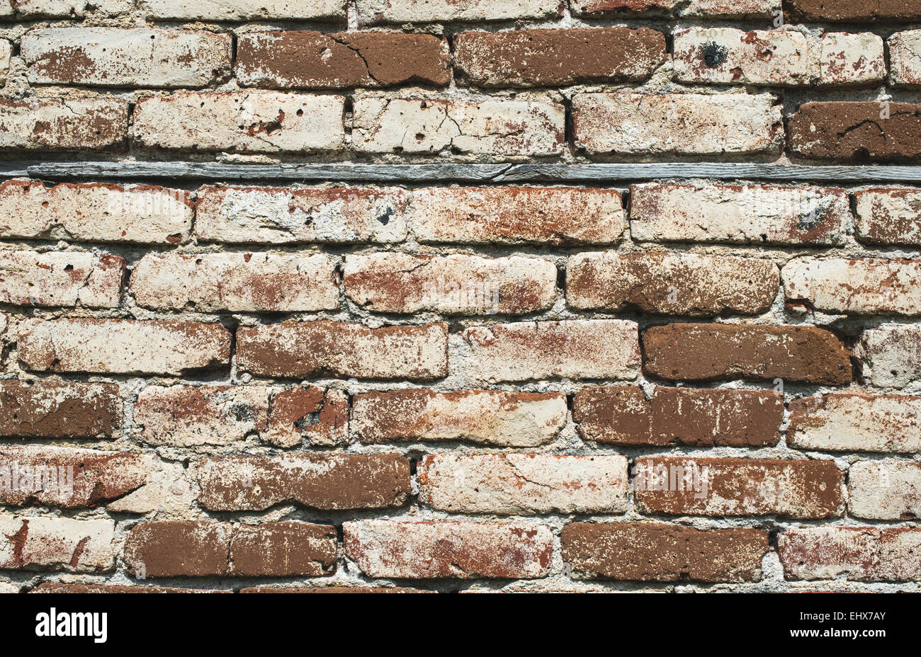 Old brick wall and beam Stock Photo - Alamy
