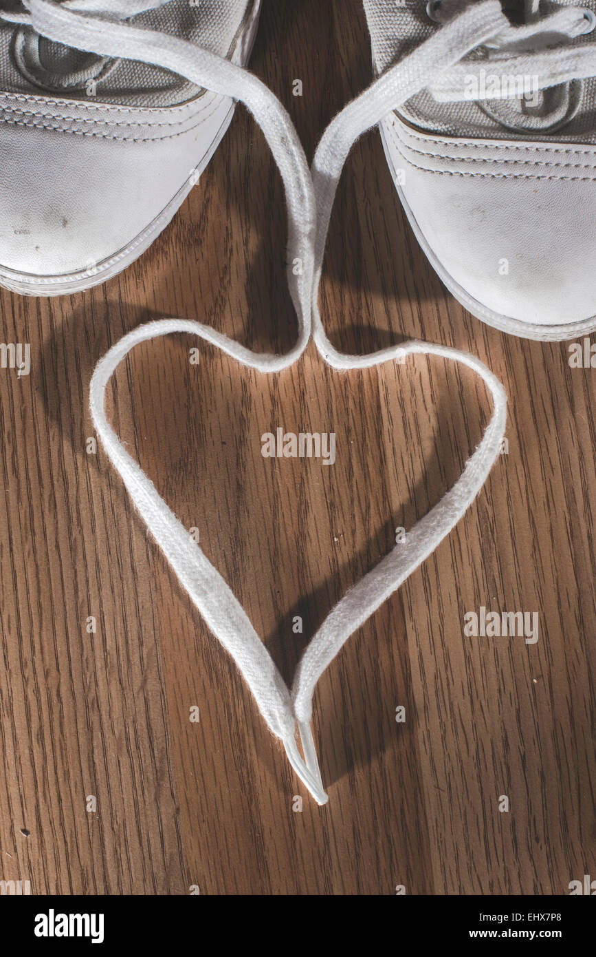 Shoelaces heart hi-res stock photography and images - Alamy