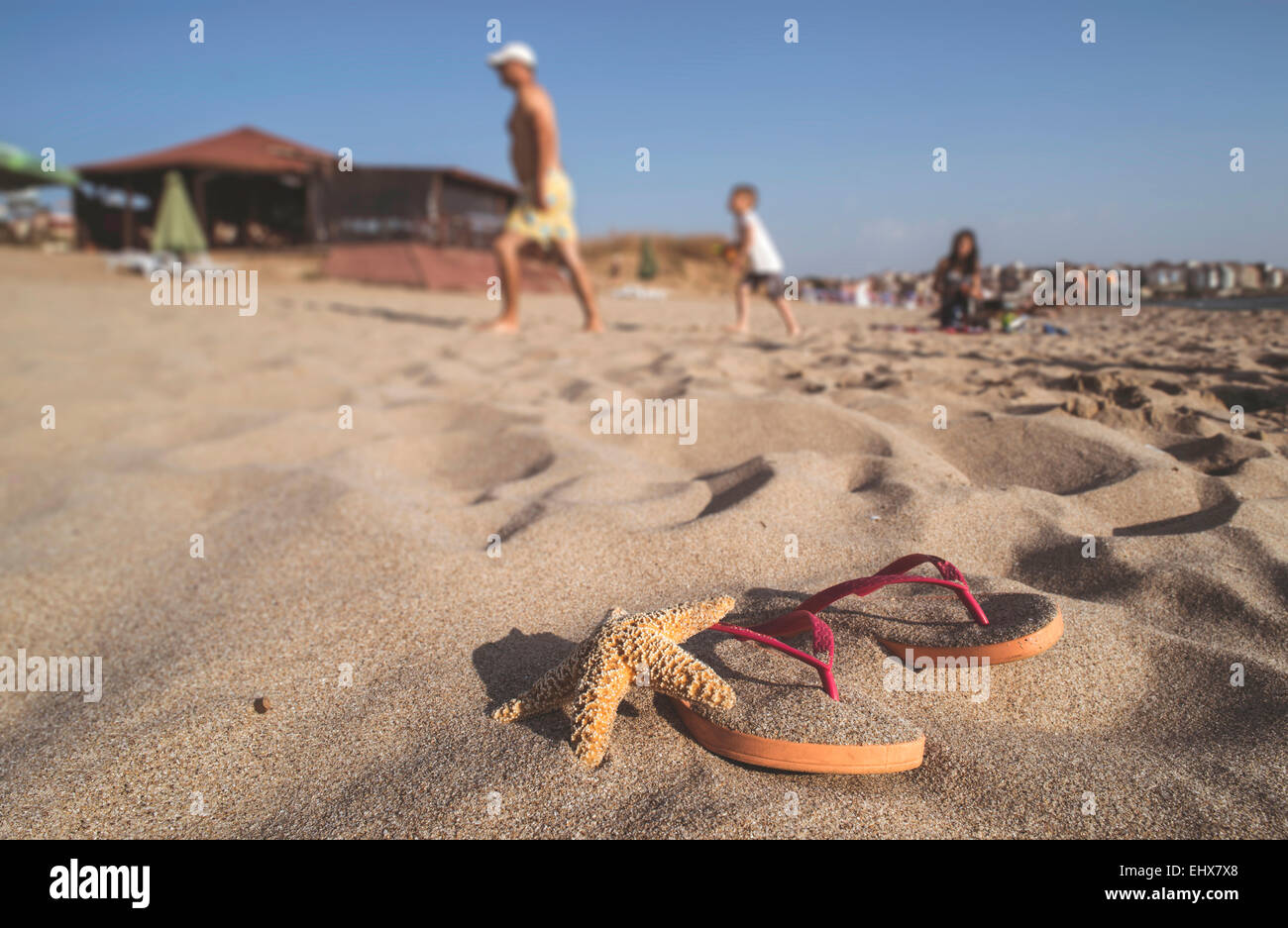 Flops on beach hi-res stock photography and images - Alamy