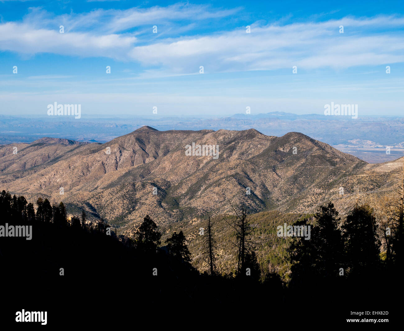 View from Mt. Lemmon Arizona Stock Photo - Alamy