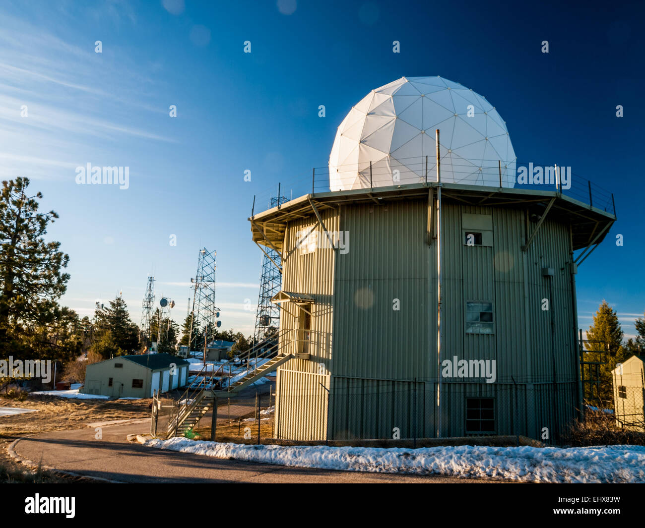 Radome on Mt. Lemmon Arizona Stock Photo - Alamy