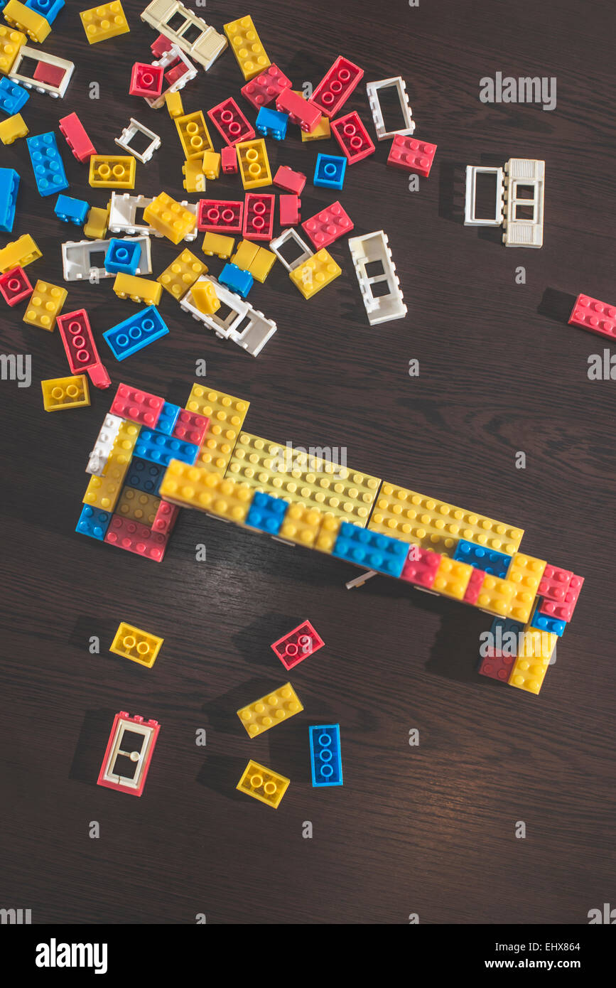 Coloured lego bricks hi-res stock photography and images - Alamy