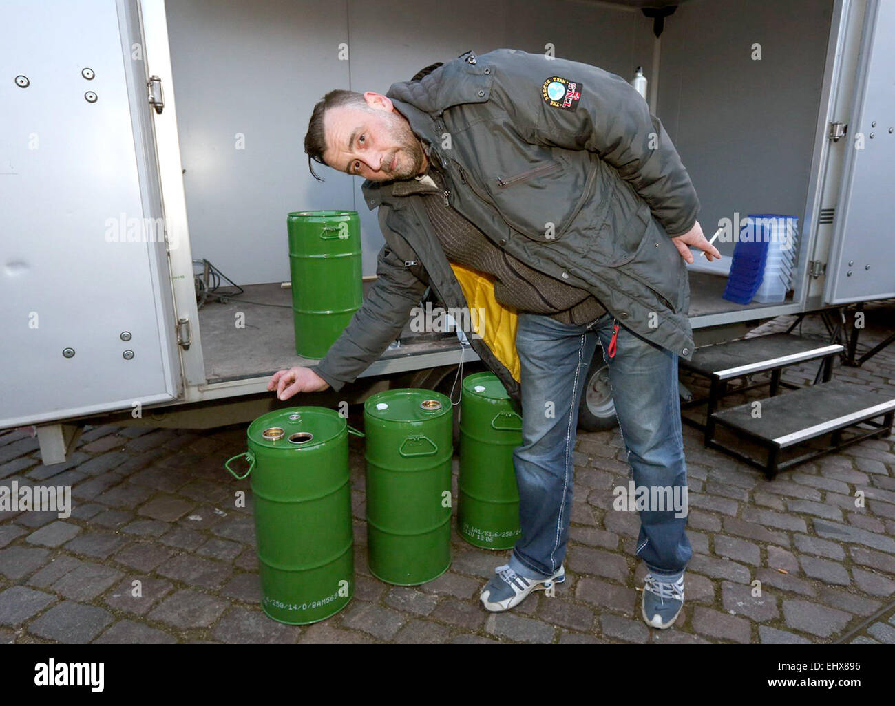 Dresden, Germany. 16th Mar, 2015. Co-founder of the anti-Islamic Pegida ...