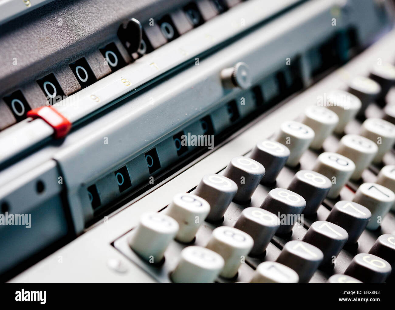 Old fashioned calculator hi-res stock photography and images - Alamy