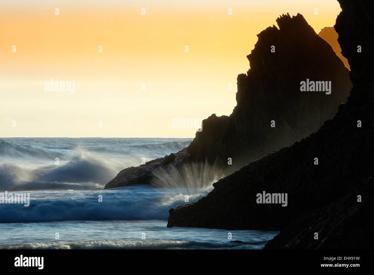 Playa de andrín asturias hi-res stock photography and images - Alamy