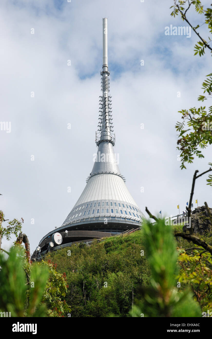 Jested mountain hotel and television tower hi-res stock photography and ...