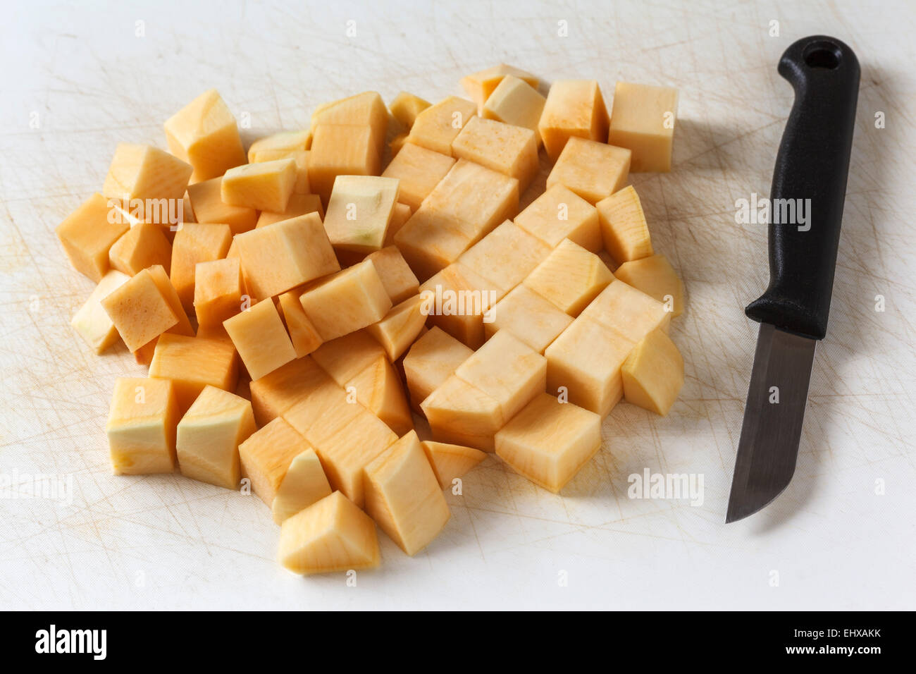 Diced swede hi-res stock photography and images - Alamy