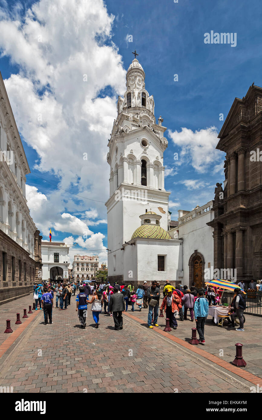 Ecuador, Quito, Cathedral at Old town Stock Photo - Alamy