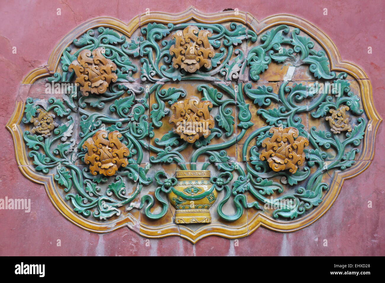 Chinese temple wall painting hi-res stock photography and images - Alamy