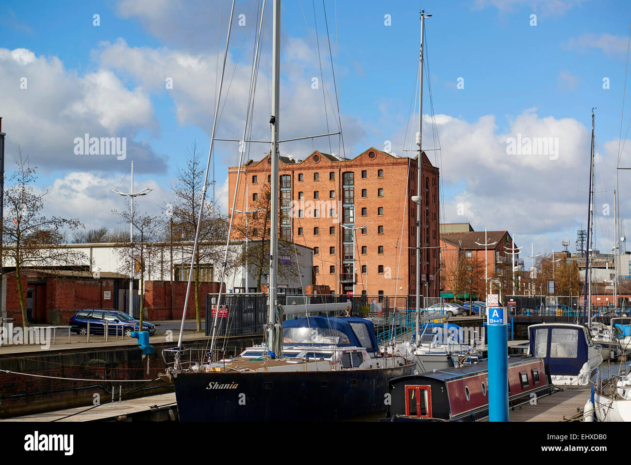 Boats in Hull Marina, Humberside, East Yorkshire, UK Stock Photo - Alamy