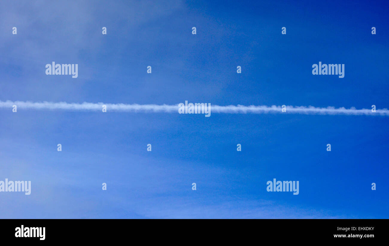 Single horizontal plane stripe Stock Photo - Alamy