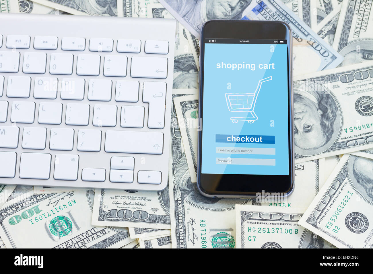 mobile shopping concept Stock Photo - Alamy