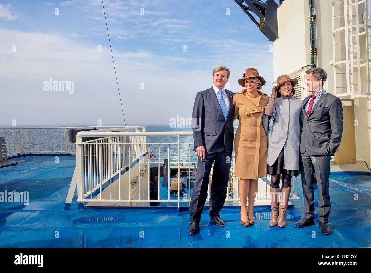 Samso Island, Denmark. 18th Mar, 2015. King Willem-Alexander and Queen ...
