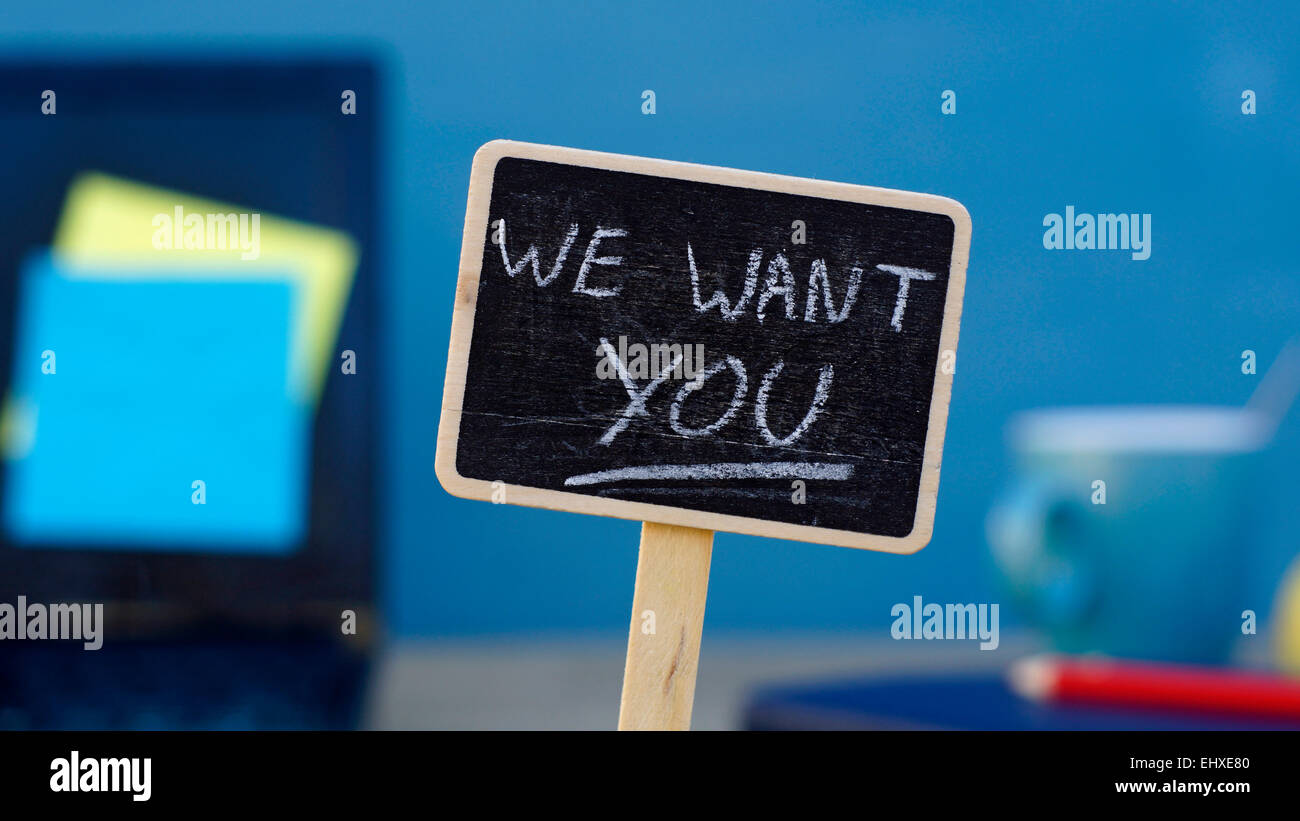 Staff wanted sign hi-res stock photography and images - Alamy