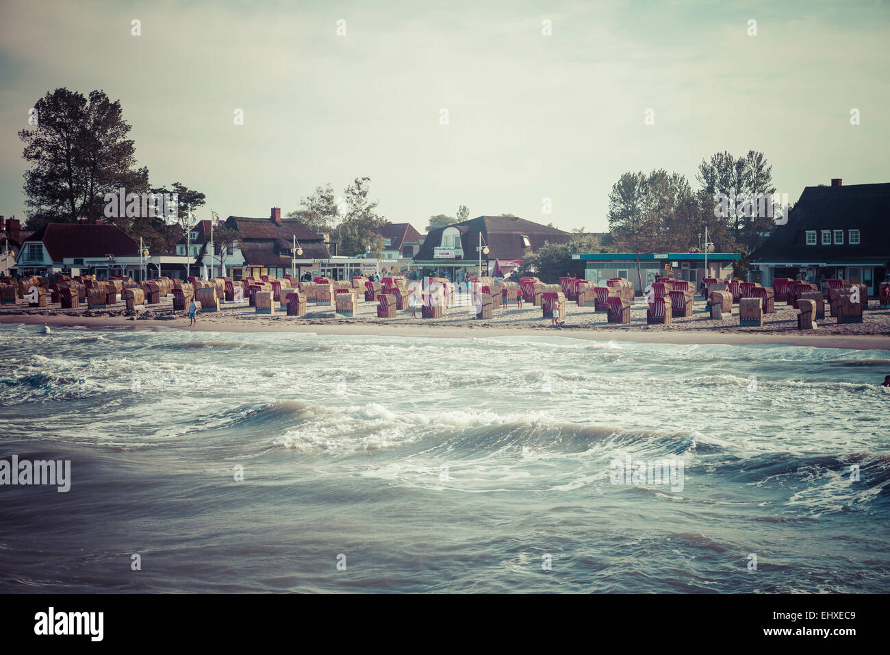 Germany, Baltic Sea, Dahme, view on the beach Stock Photo - Alamy