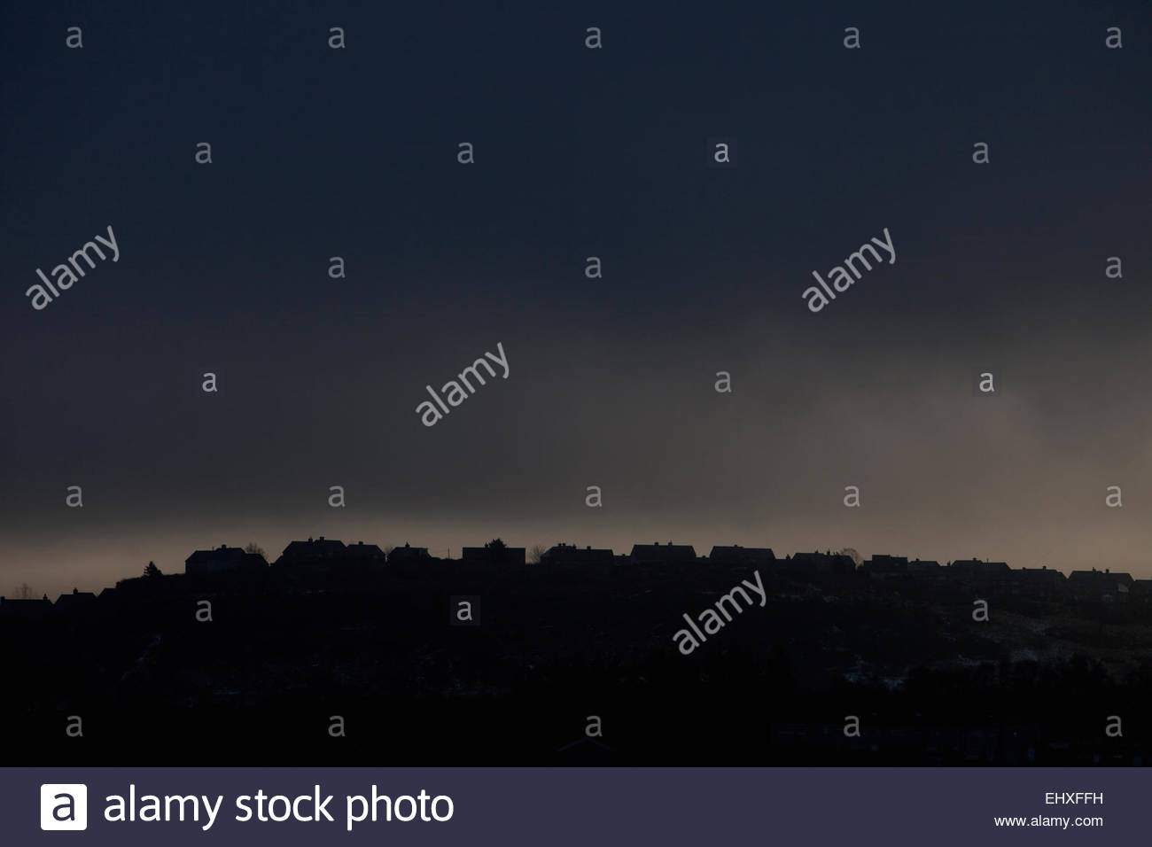 Thundercloud Silhouette High Resolution Stock Photography and Images ...