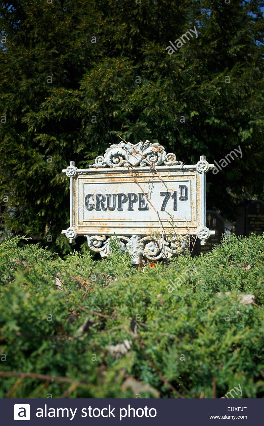 Cemetery Sign Iron High Resolution Stock Photography and Images - Alamy