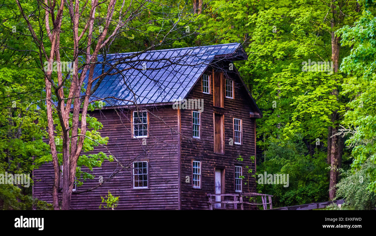 Old mill at Millbrook Village, Delaware Water Gap National Recreational ...