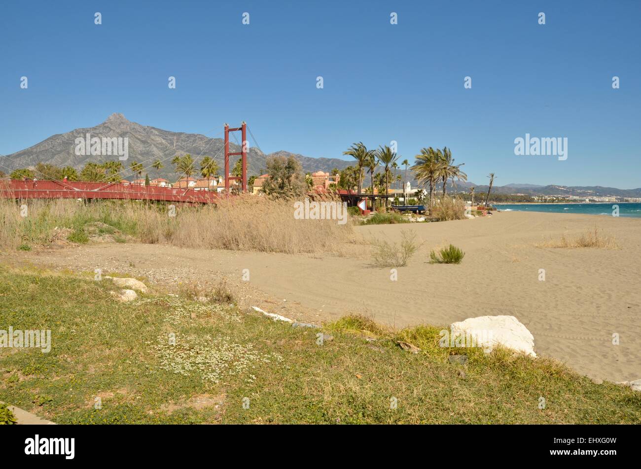 Red bridge marbella spain hi-res stock photography and images - Alamy