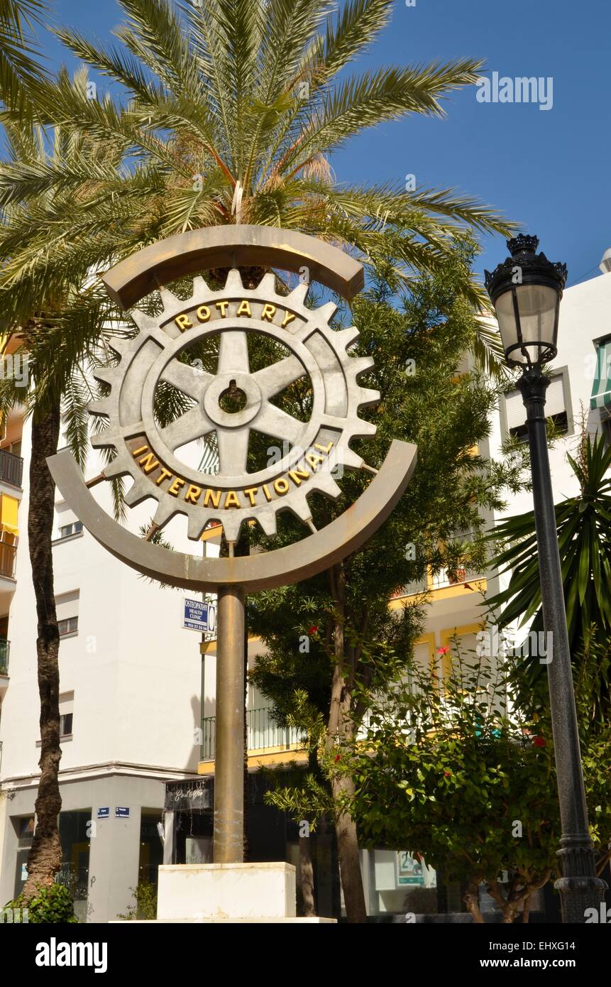 Monument located in San Peter of Alcantara dedicated to Rotary Club ...