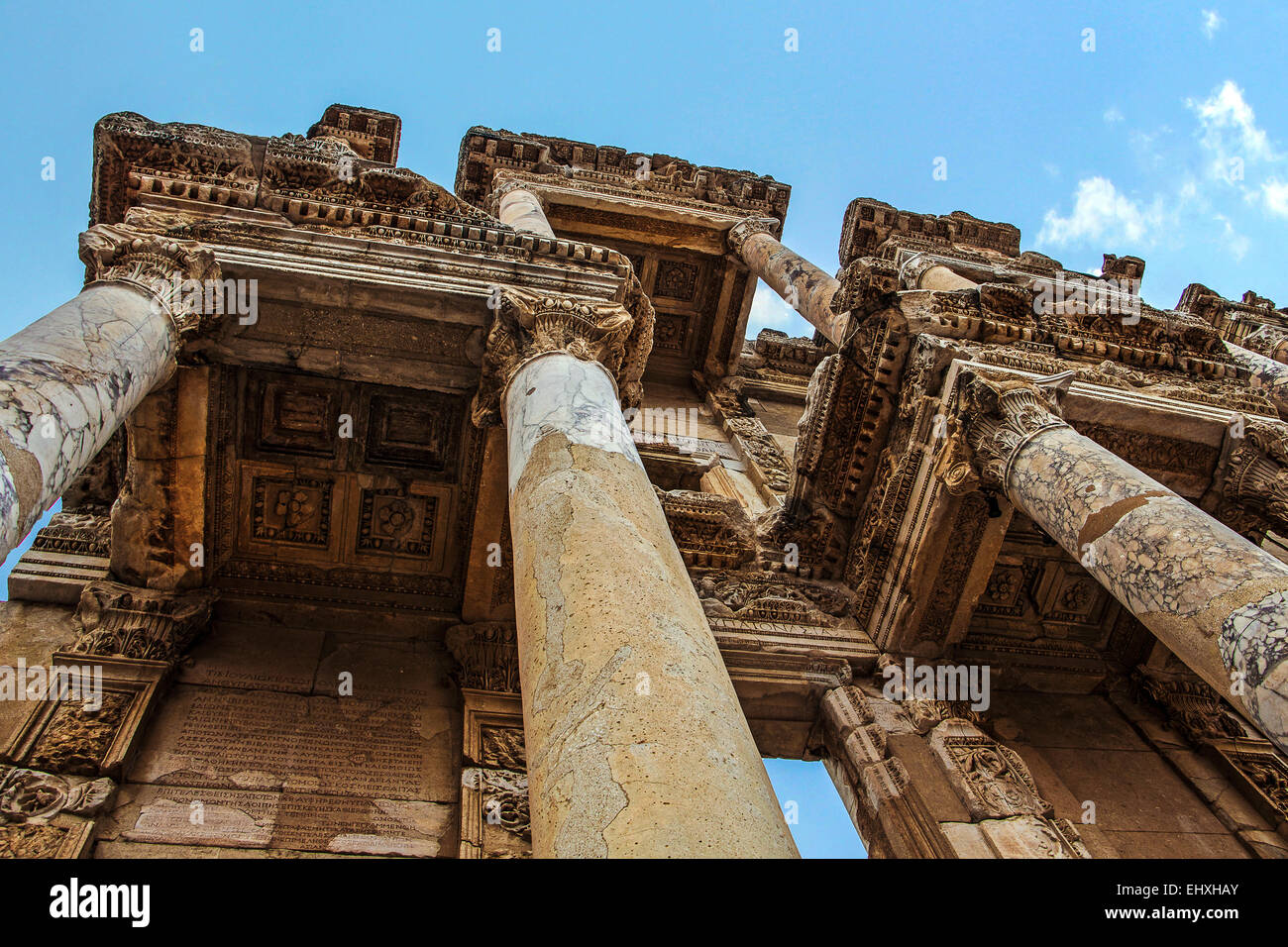 Turkey Selcuk Ephesus Library of Celsus Stock Photo - Alamy
