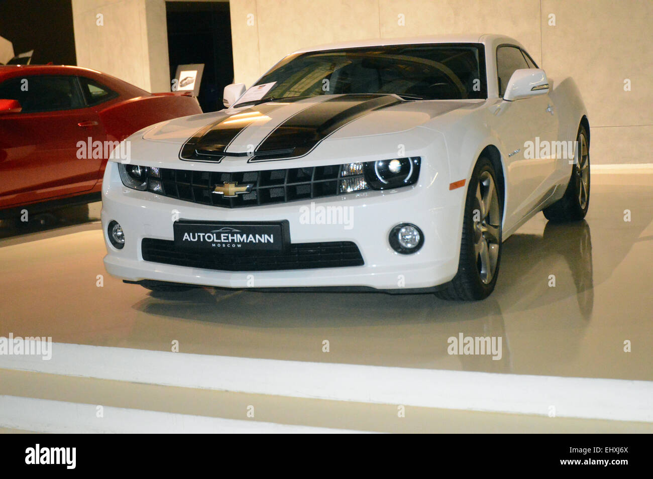 Chevrolet car in the showroom Stock Photo - Alamy