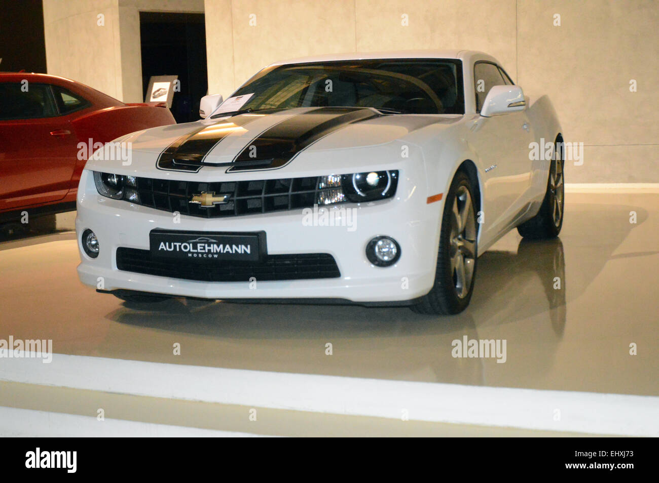 Chevrolet car in the showroom Stock Photo - Alamy