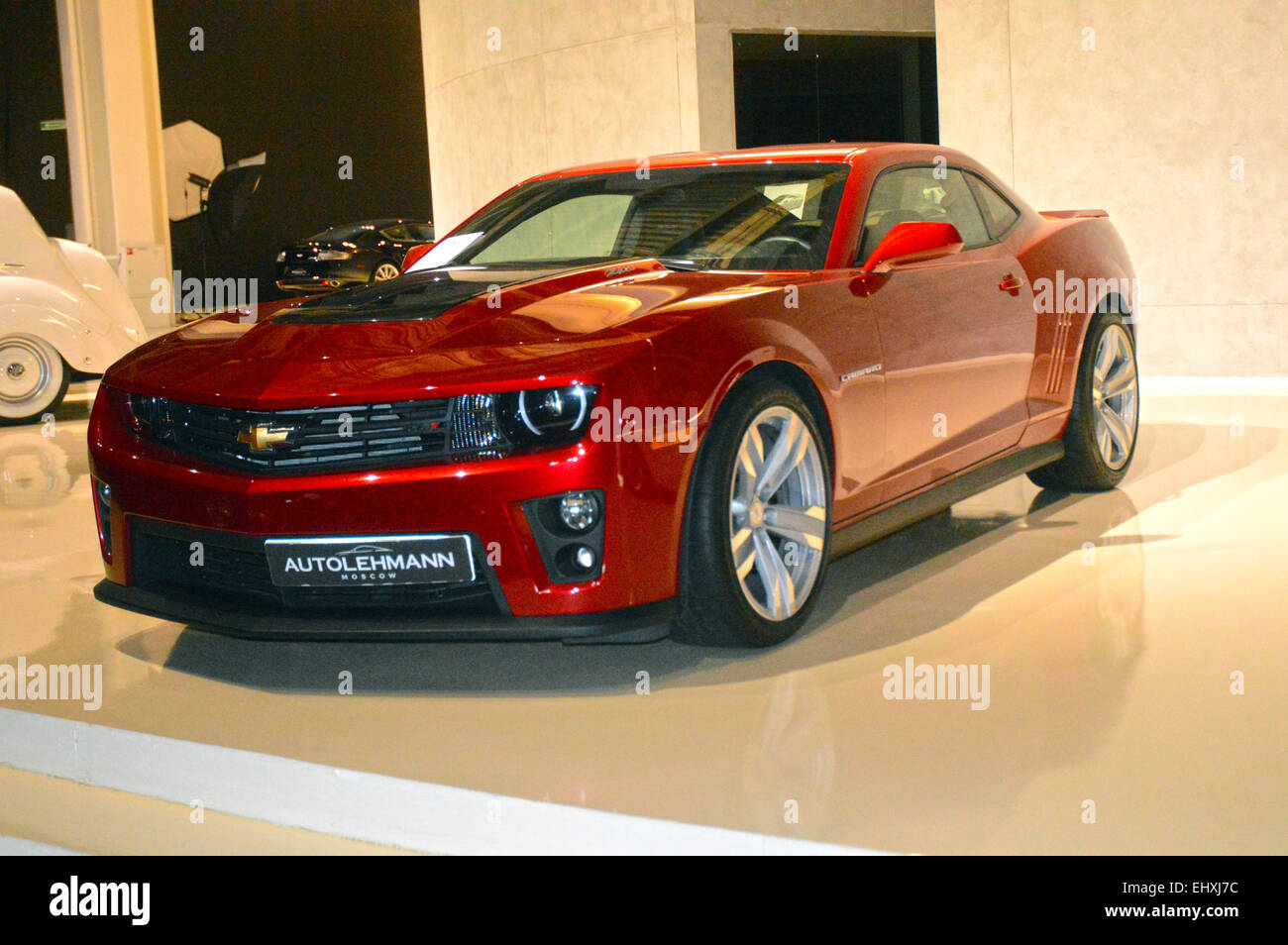 Chevrolet car in the showroom Stock Photo - Alamy